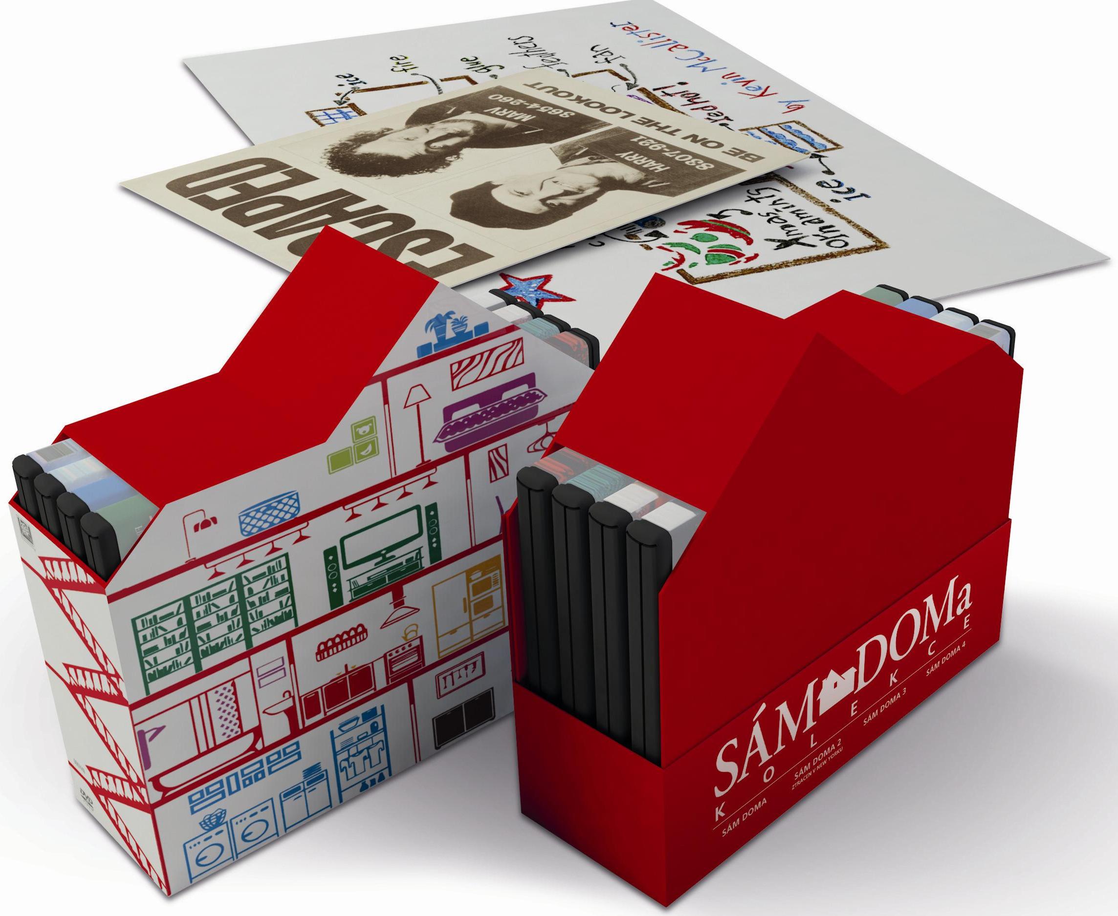 SÁM DOMA 1-4 KOLEKCE (Dárkový set) - 4 DVD | FilmGame