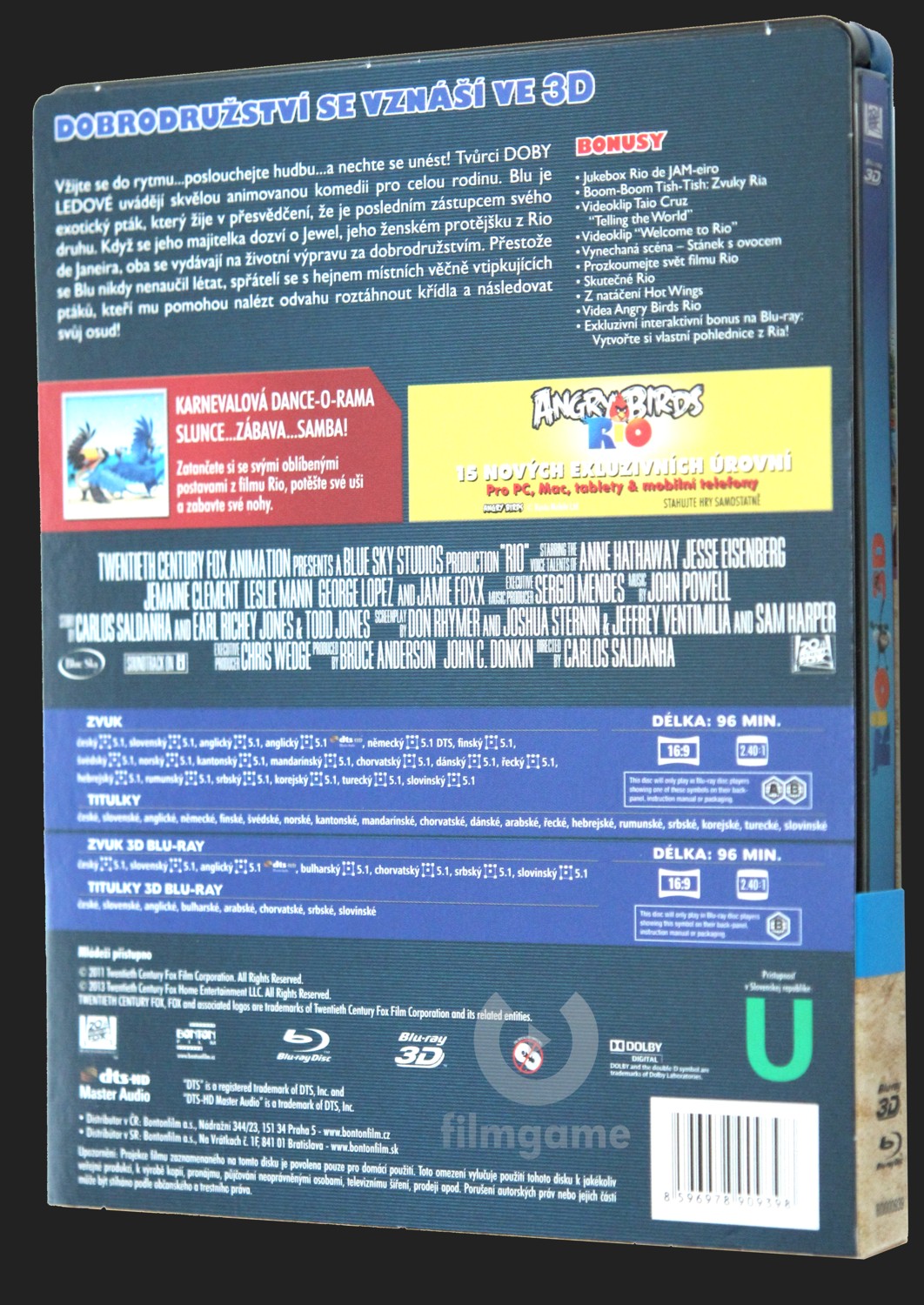 Rio - Blu-ray 3D + 2D Steelbook | FilmGame