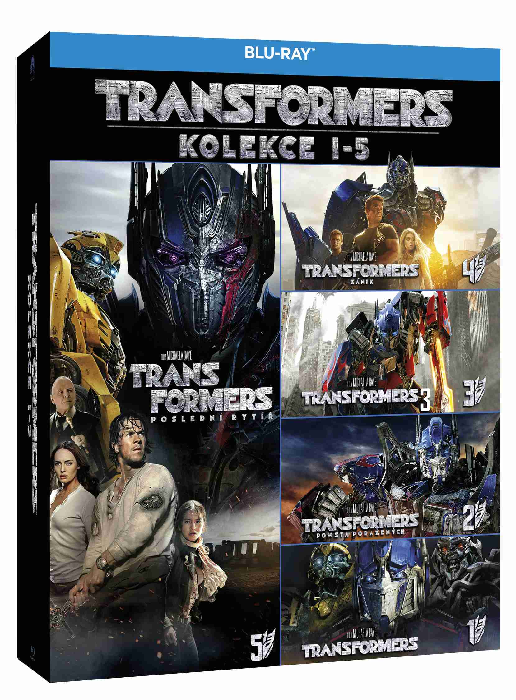 Transformers 1-5 Kolekce (5 BD) - Blu-ray | FilmGame
