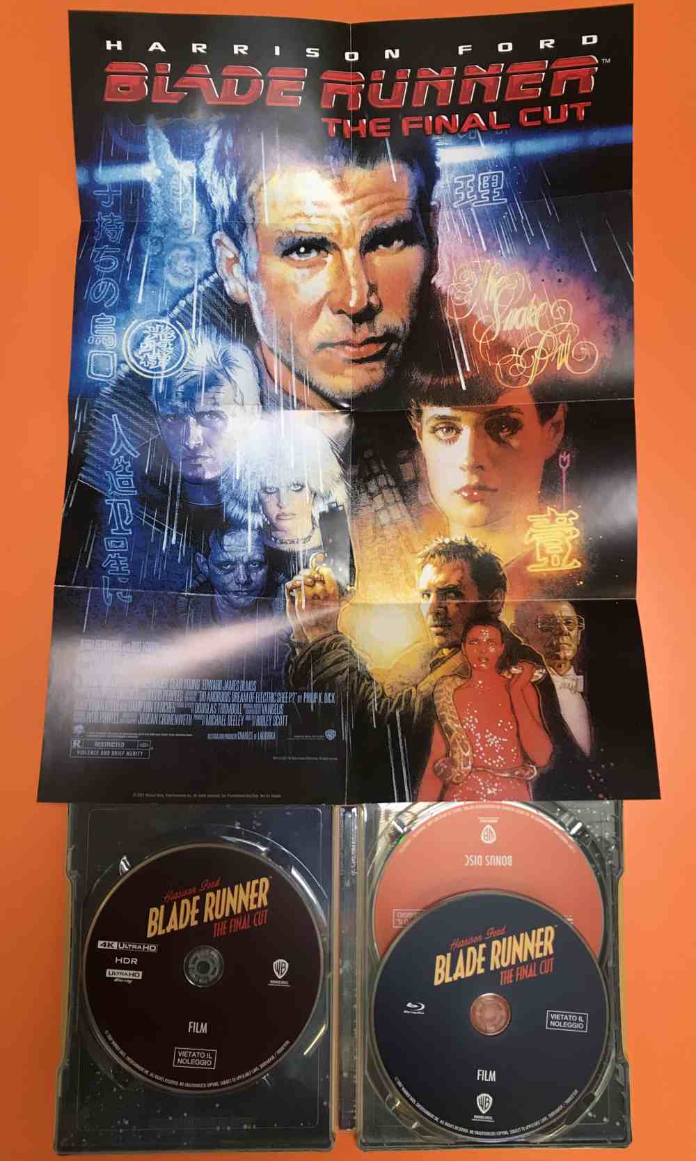 Blade Runner Final Cut - 4K Ultra HD Blu-ray Steelbook 3BD | FilmGame